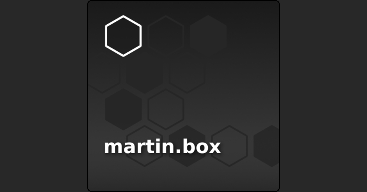 martin.box - Profile | .box